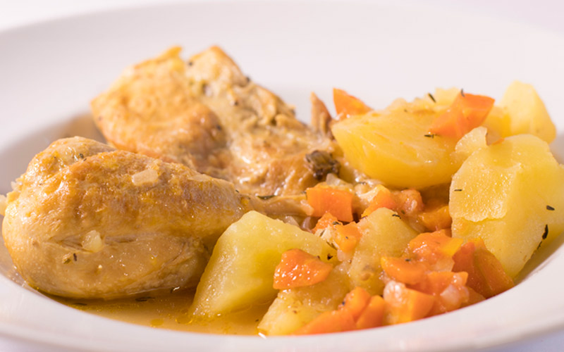 Pollo con papas - Adelgazar sin hacer dietas | Recetas de cocina ...