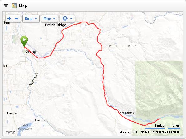 For the Love of my Bike: Week 8 Orting - Mt. Rainier Ipsut Ranger Station