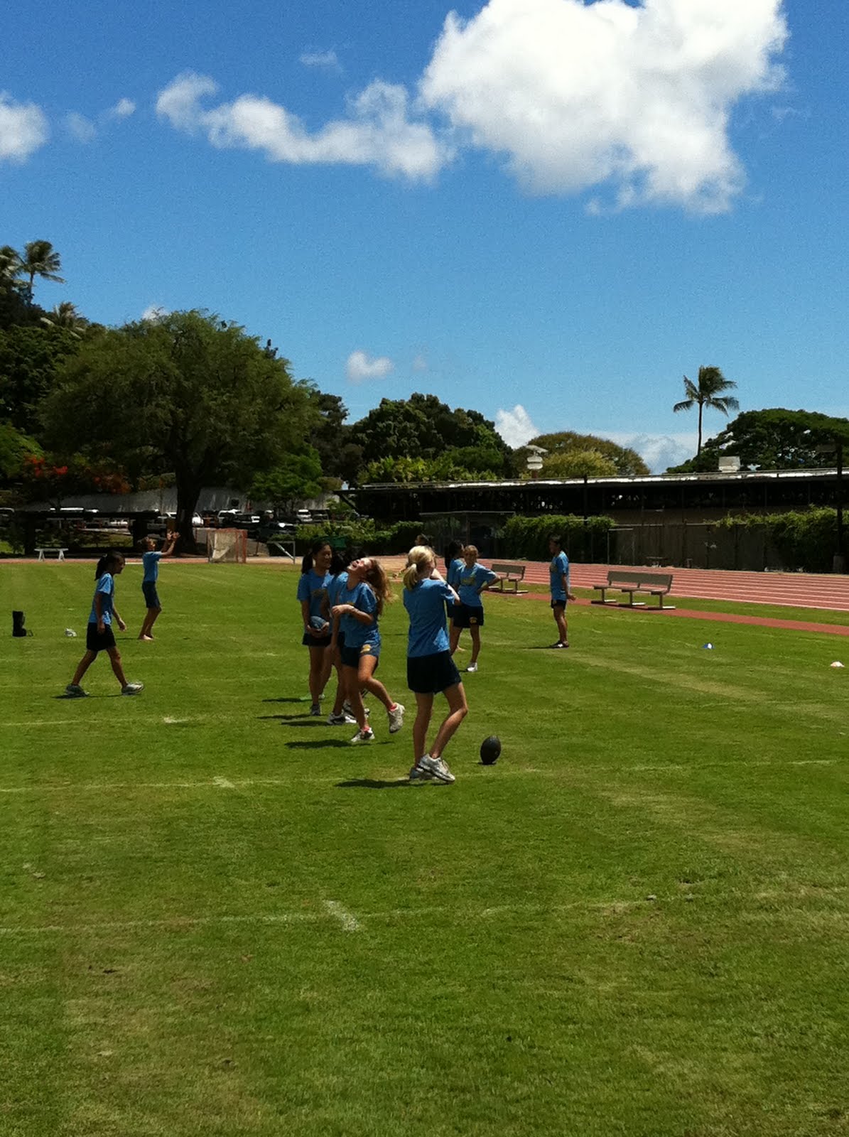 Coolen's 7 & 8 Girls PE: 8th Grade Football!!