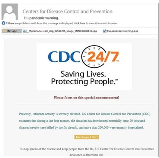 Avian Flu Diary: CDC Alert On Fake Emails Containing Computer Viruses