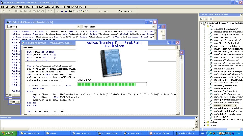 Program/Aplikasi Dengan Visual Basic | Contoh Program Dengan Visual Basic