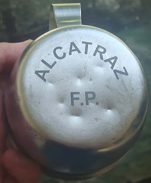 JC Motors Official: Reproduction Alcatraz Inmate Cup vs Real Inmate Cup.