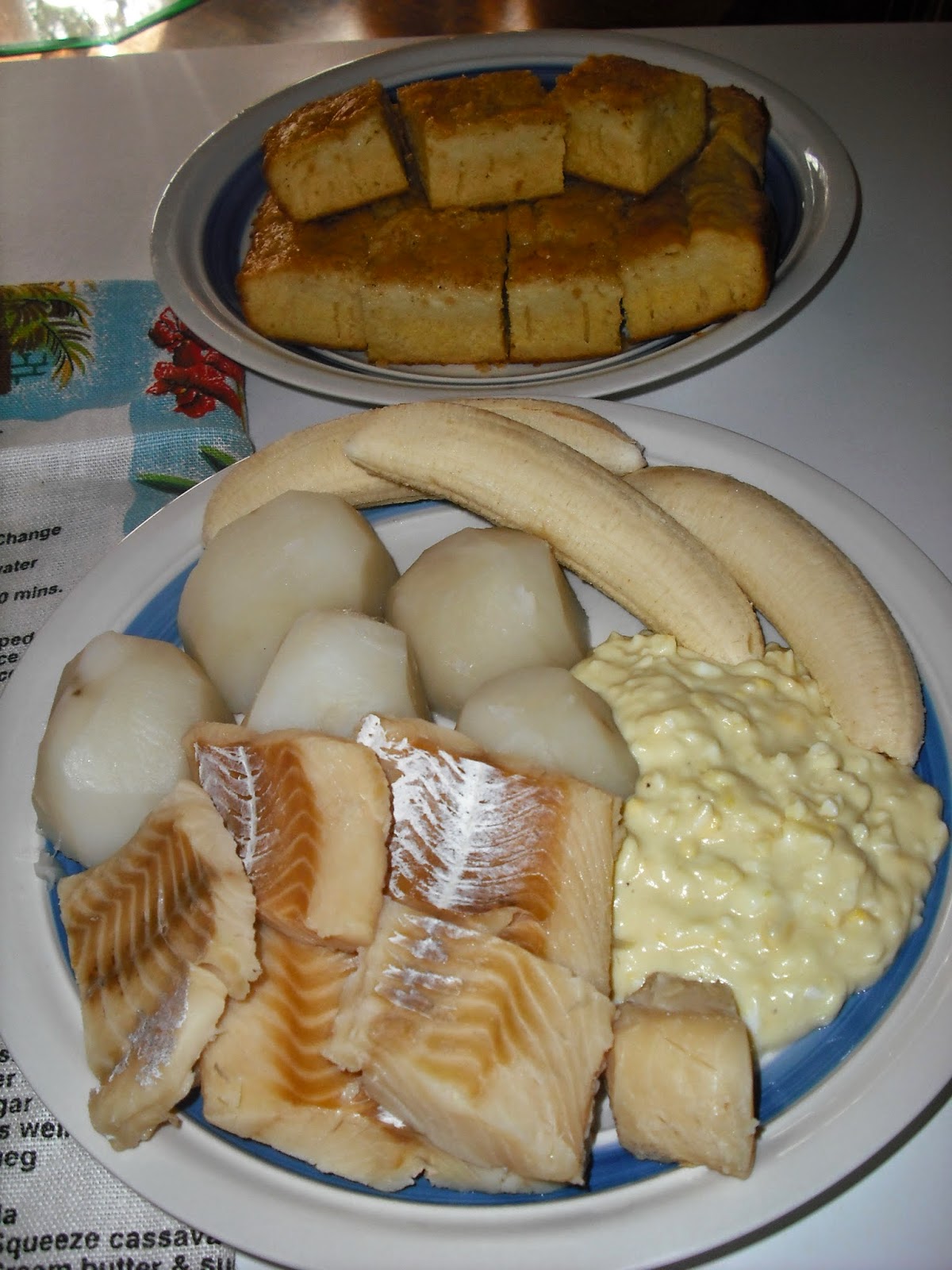 Recipe Marketing : Cod Fish And Banana Breakfast
