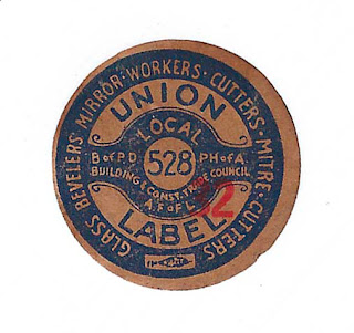 Picture Frame Labels: Glass Union Label