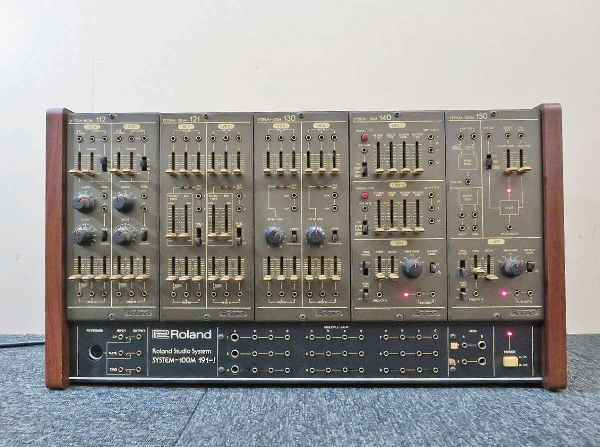 MATRIXSYNTH: Roland System 100M 100 Modular Analog Synthesizer 112/120 ...
