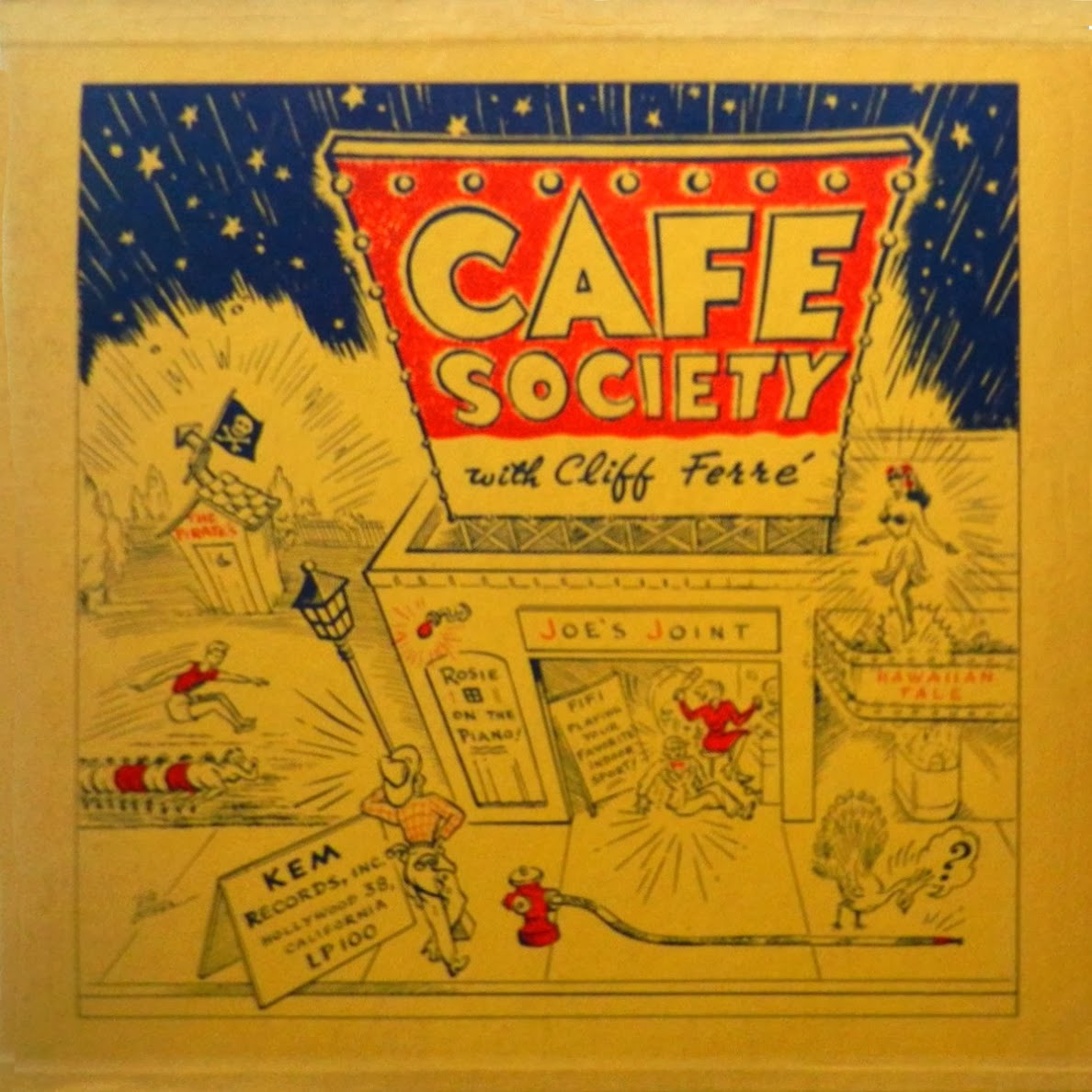 Vintage Stand-up Comedy: Cliff Ferre - Looks Like Fun aka Cafe Society 1956