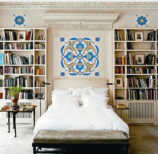 Eye For Design: Bedroom Libraries For Book Lovers