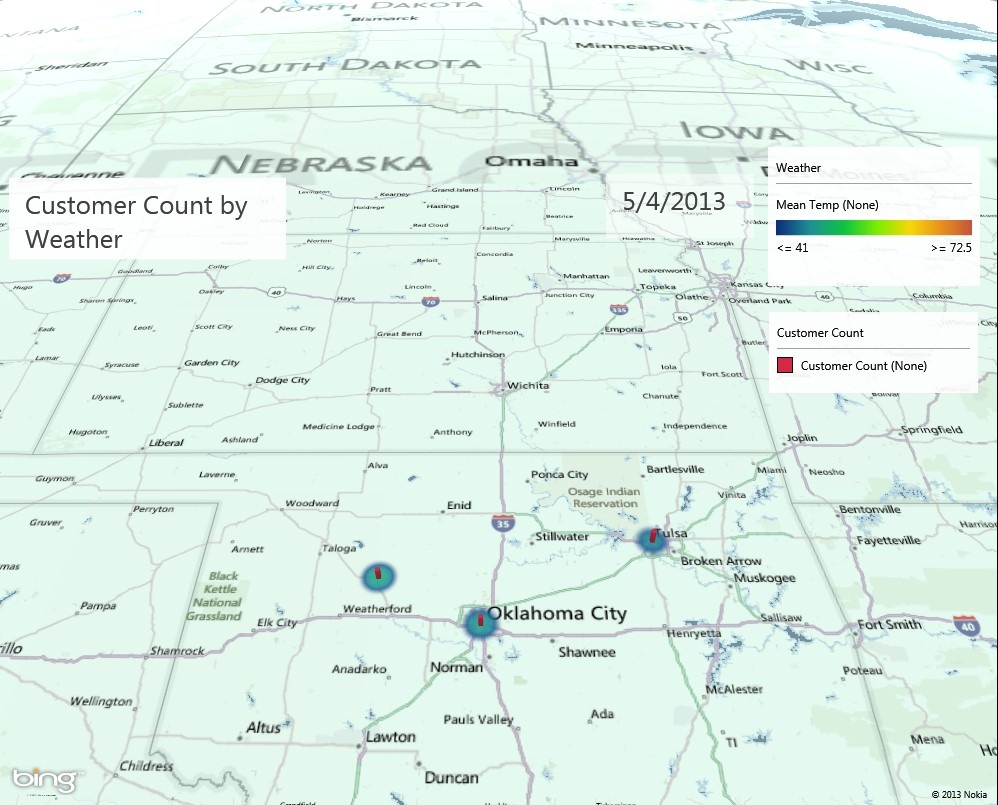 Kristin Ferrier's Business Intelligence Blog: Analyzing Against Weather ...