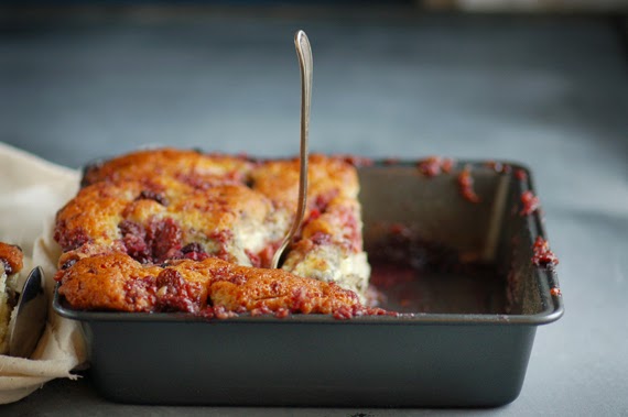 Pouding chômeur aux fruits rouges