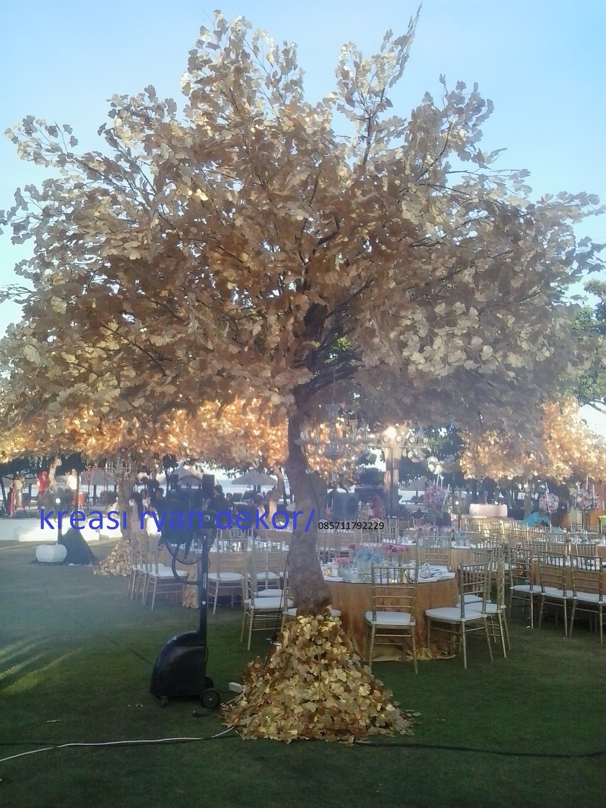 sewa pohon wedding/ryan dekor : 2015