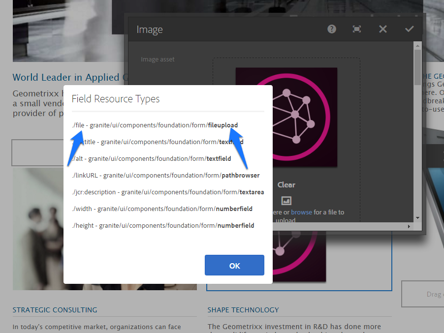 Experiencing Adobe Experience Manager Aem Cq Aem 62 Touch Ui Show Sling Resource Type Of