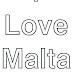 Colouring Place: I Love Malta colouring Page