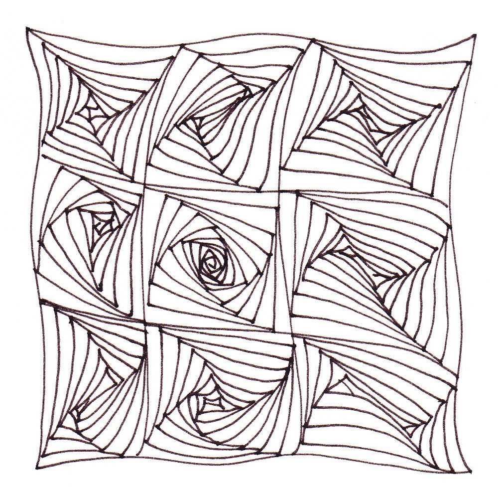 Journey Through Zentangle Art: Zentangle Tiles