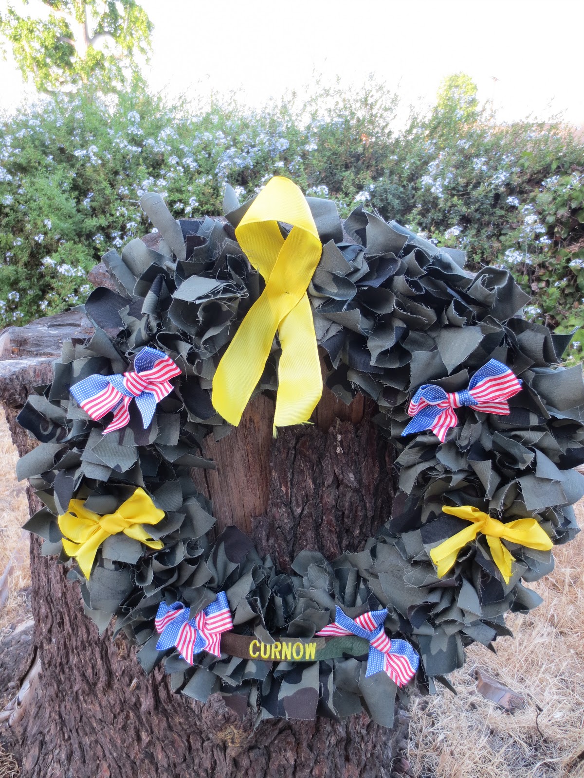 Living in the Moment: Deployment Wreath