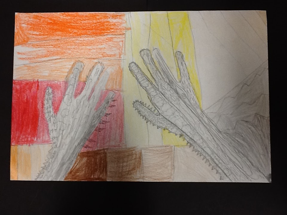 C.I.C.S. Bucktown Art: Textured hands