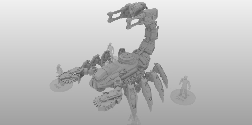 Second Wave Of Detailing On The Scorpion Mecha