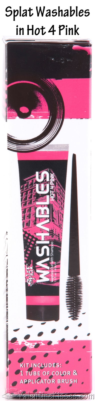 Valentine Kisses: Splat Washables in Electric Blue, Hot 4 Pink, Purple ...