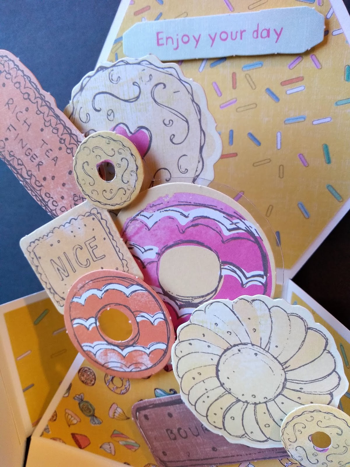 IcedImages: Hexagonal Pop-Up Box Card