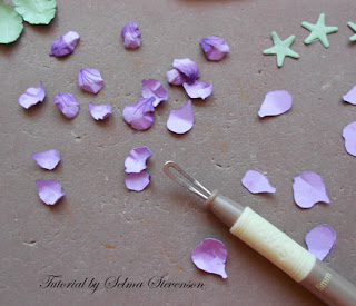 Selma's Stamping Corner and Floral Designs: Susan's Garden Violet Tutorial