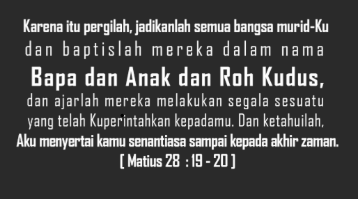 RENUNGAN BACK TO BIBLE: MELAYANI SEPERTI TUHAN YESUS