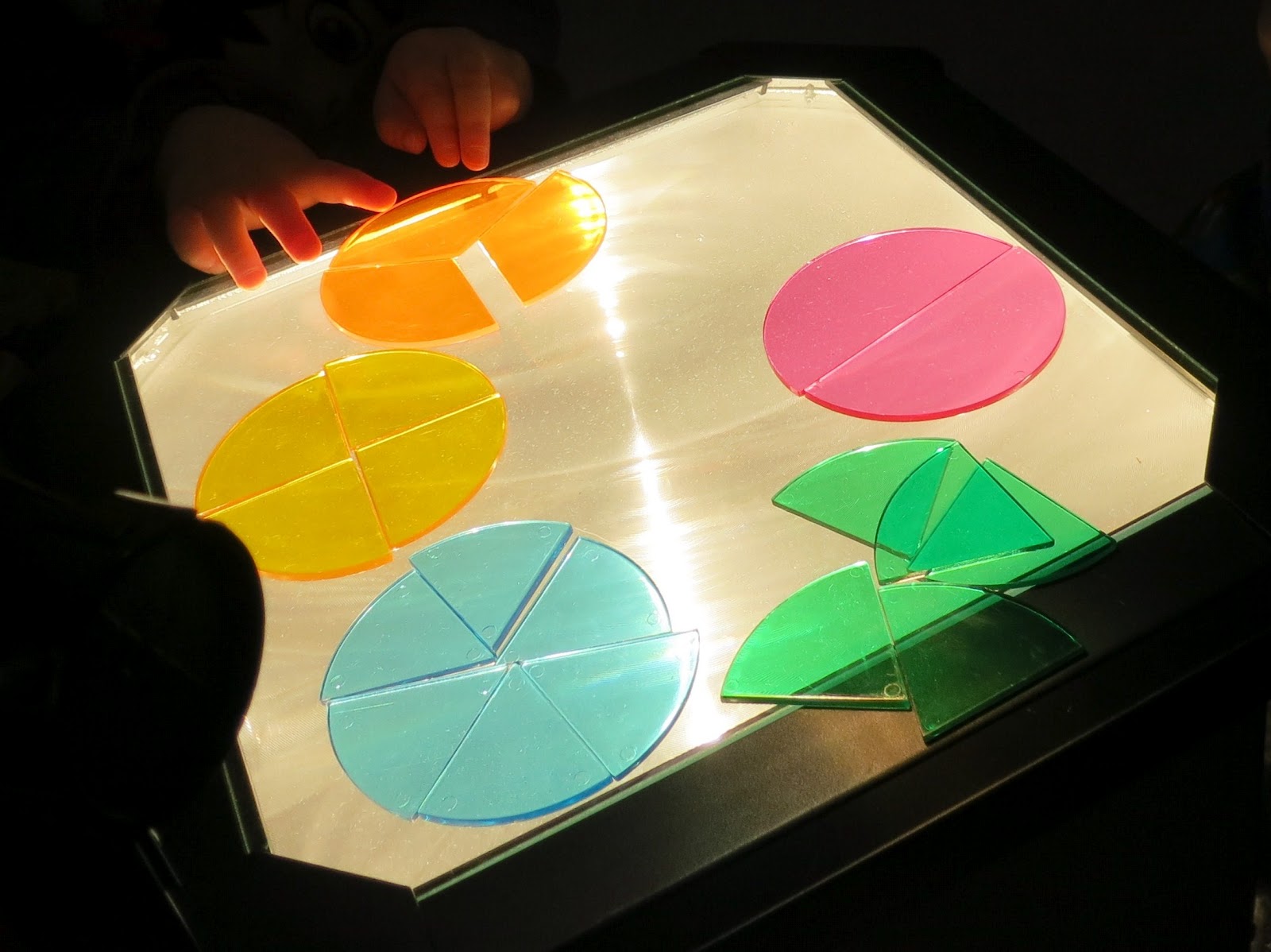 Grace and Green Pastures: Our Unusual Light Table and School Week Wrap Up