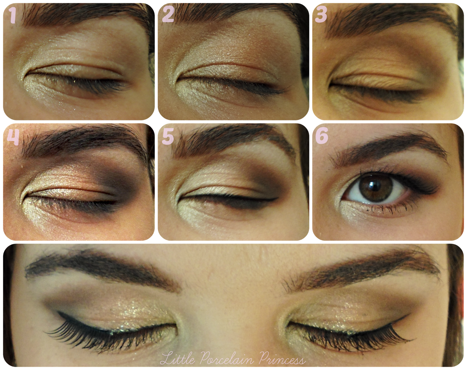 Little Porcelain Princess: Tutorial: Pink and Gold Ball makeup