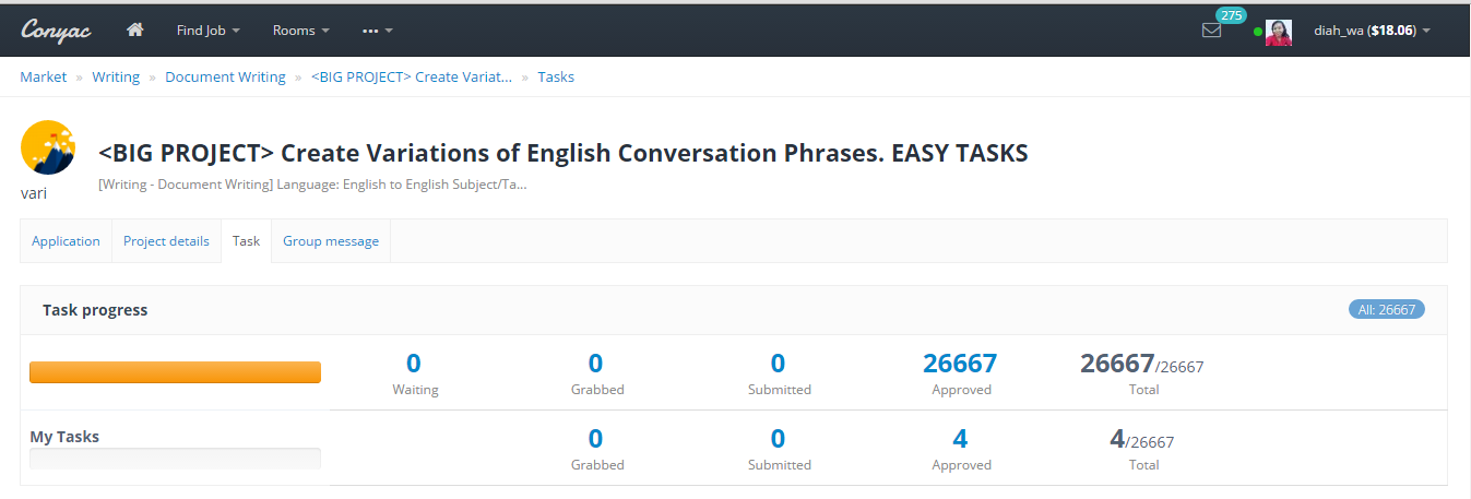 Share for Free: Kerja Freelance di Conyac :)