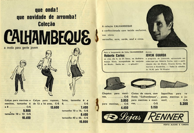 ANOS DOURADOS: IMAGENS & FATOS: IMAGENS - Anúncio: MARCA "CALHAMBEQUE"