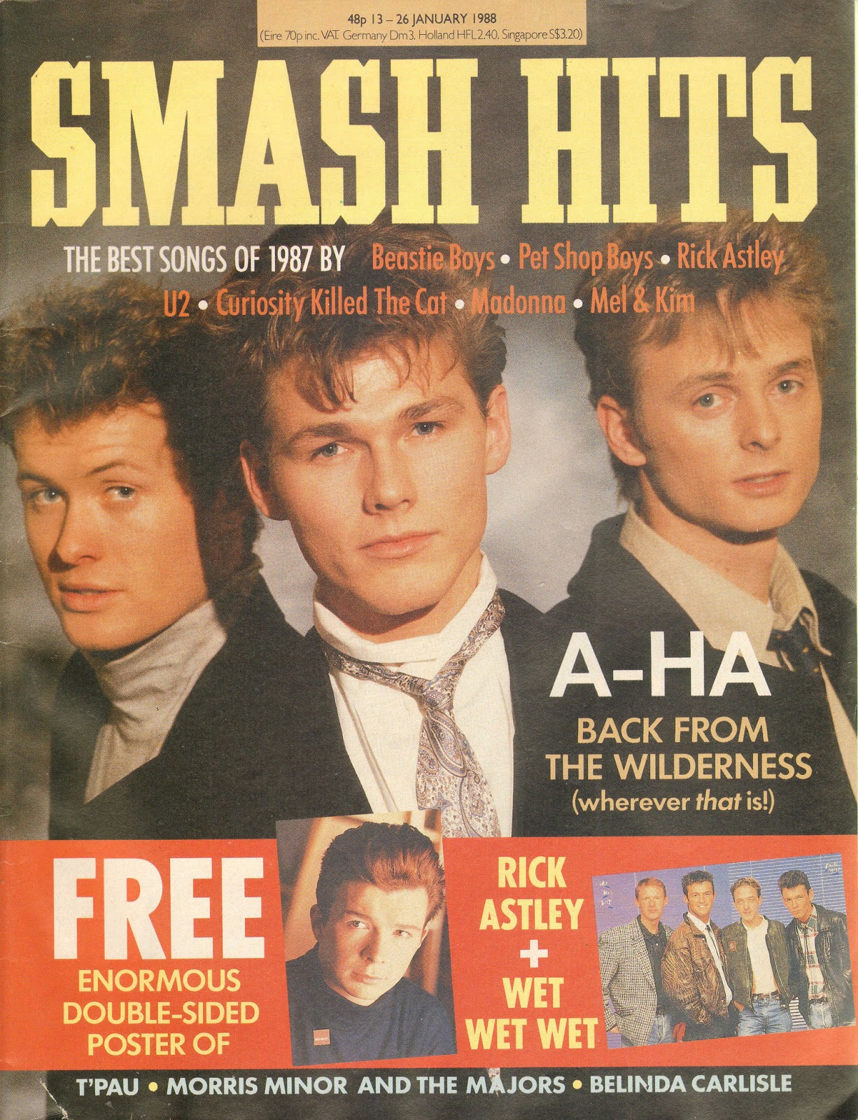 Top Of The Pop Culture 80s: Aha Smash Hits 1988
