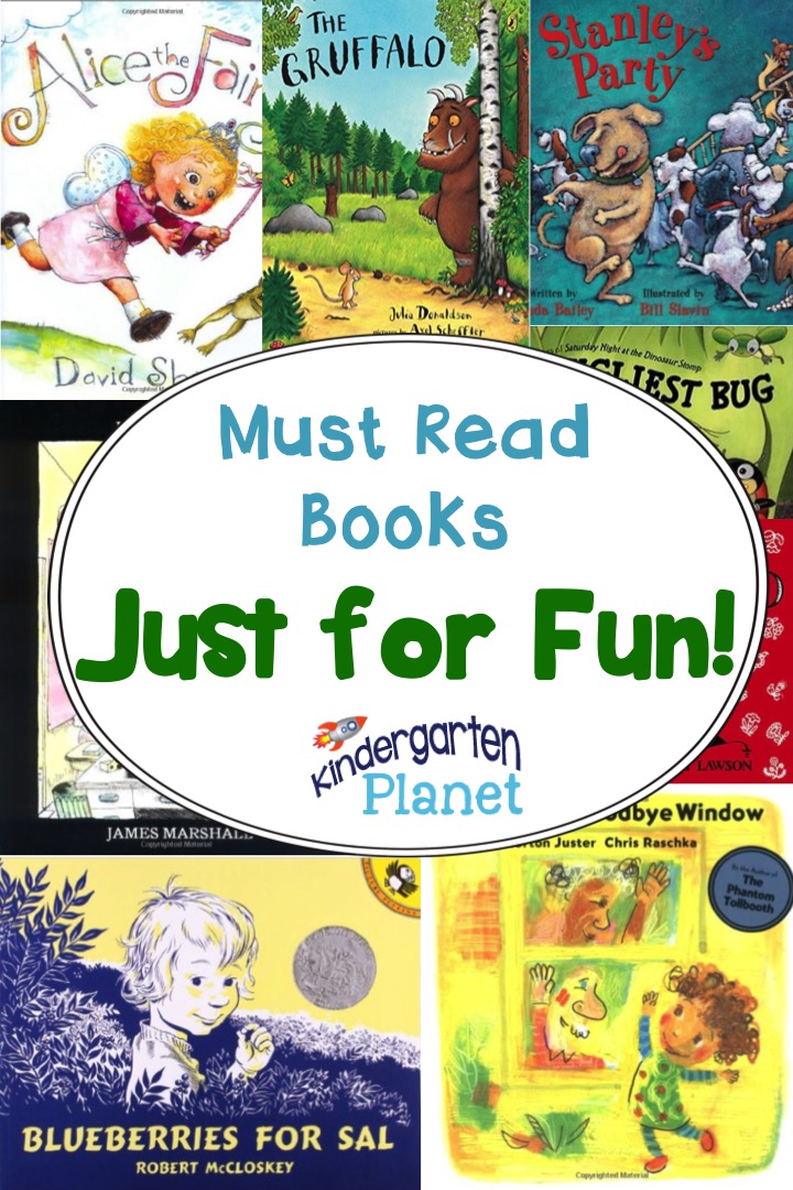 Kindergarten Planet: Must Read Monday Books Just For Fun!