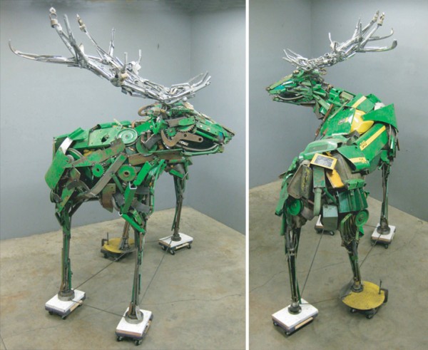 TelorDibasuh: Arca haiwan daripada besi-besi terpakai