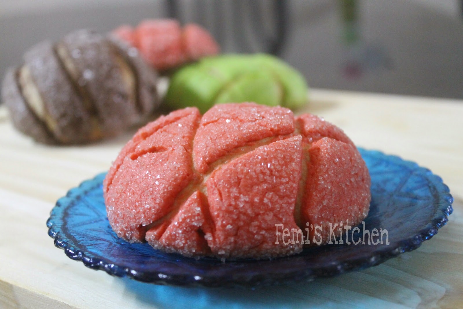 Femi's Kitchen: CONCHAS / MEXICAN SWEET BREAD