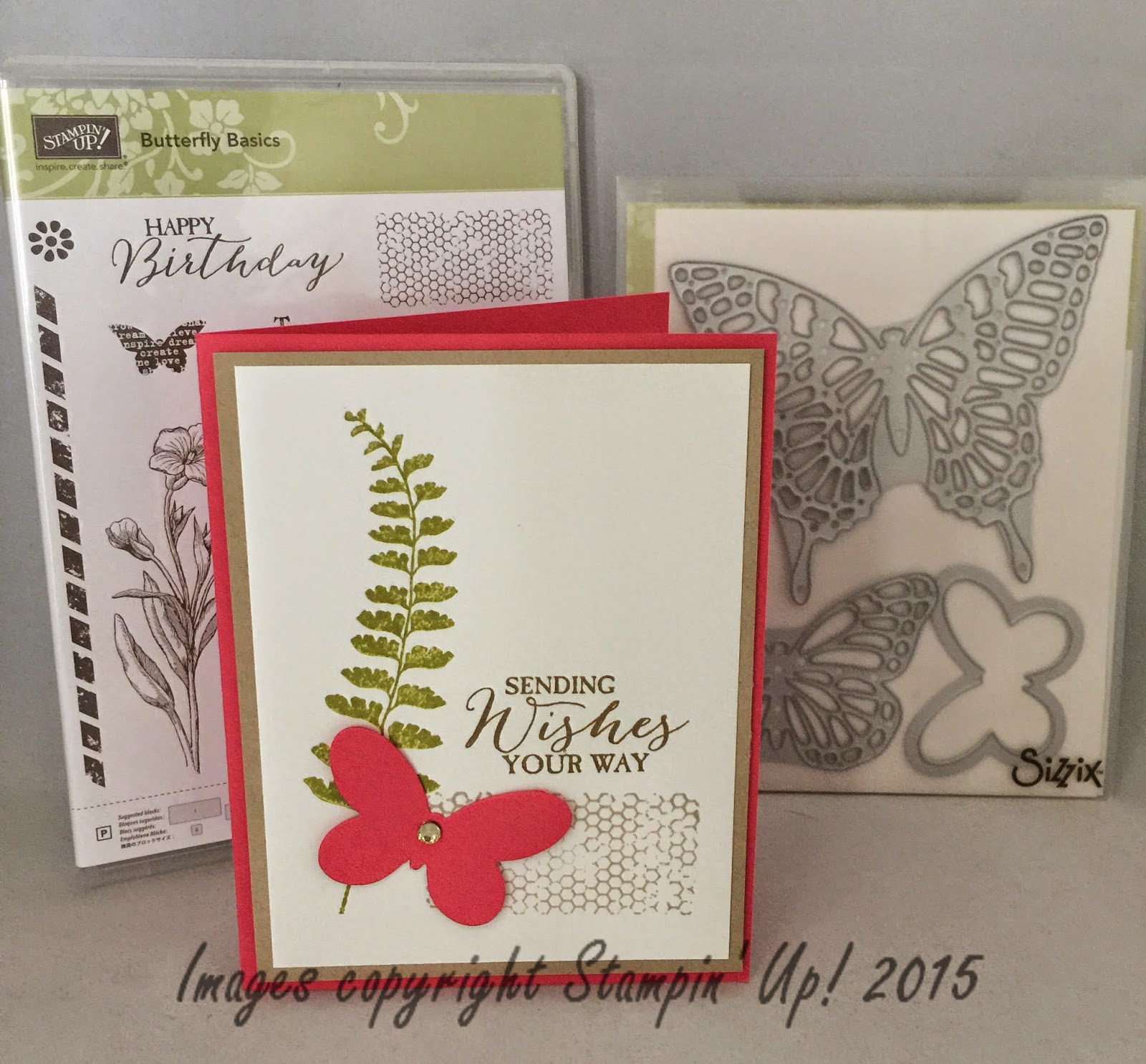 StampinTX: Beautiful Cards Made with the Butterfly Basics Stamp Set and Butterfly Thinlits