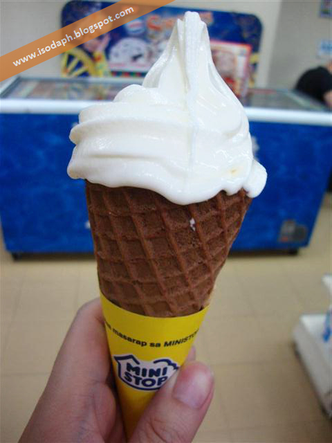 Ministop : Vanilla Sundae Cone | iSoda Philippines