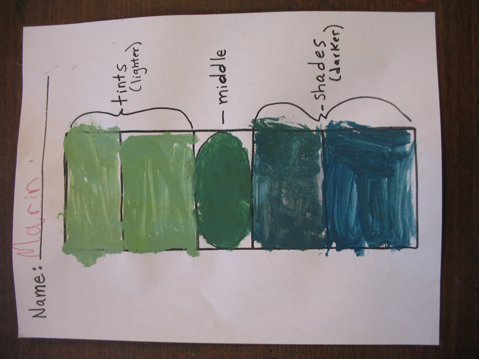 Coonley Art Studio: We Love Mixing Colors!