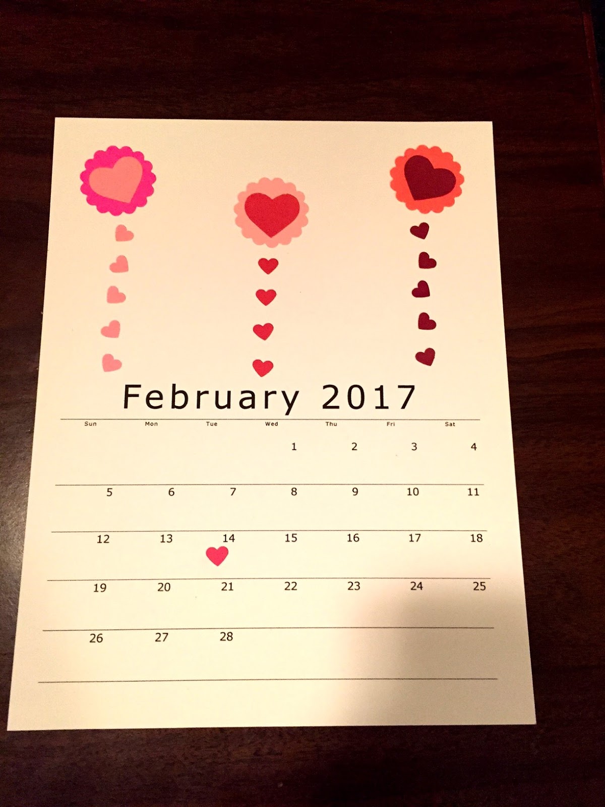 Paperwhite Creations: DIY Fridge Calendar