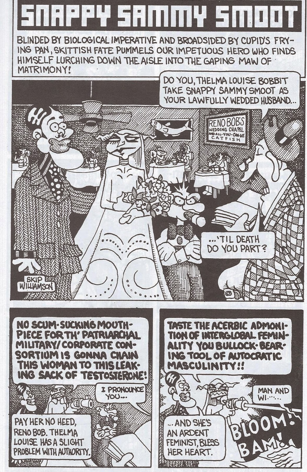 Chicken Fat: SUNDAY FUNNIES!! Skip Williamson's SAMMY SMOOT