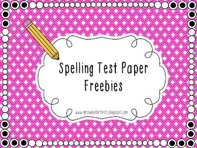 Mrs. Wheeler's First Grade Tidbits: Differentiated Spelling Lists & a ...