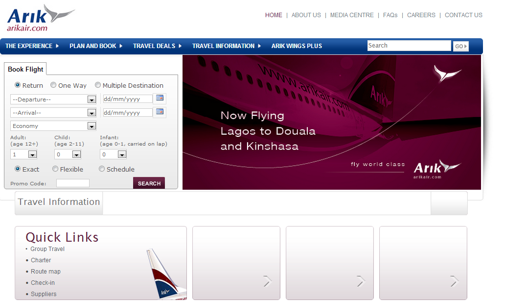 Naija Traveller: Arik Air introduces Book-on-Hold