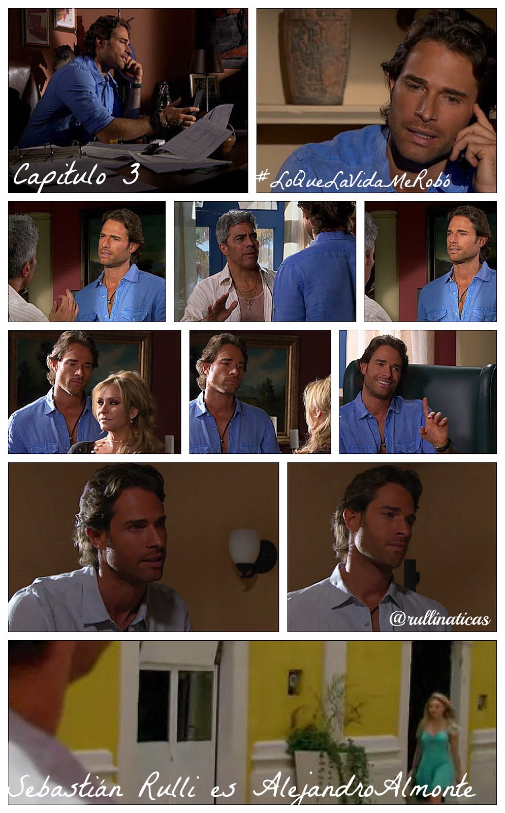 Rullinatic@s: SEBASTIAN RULLI ES ALEJANDRO ALMONTE CAPITULO 3 "LO QUE ...
