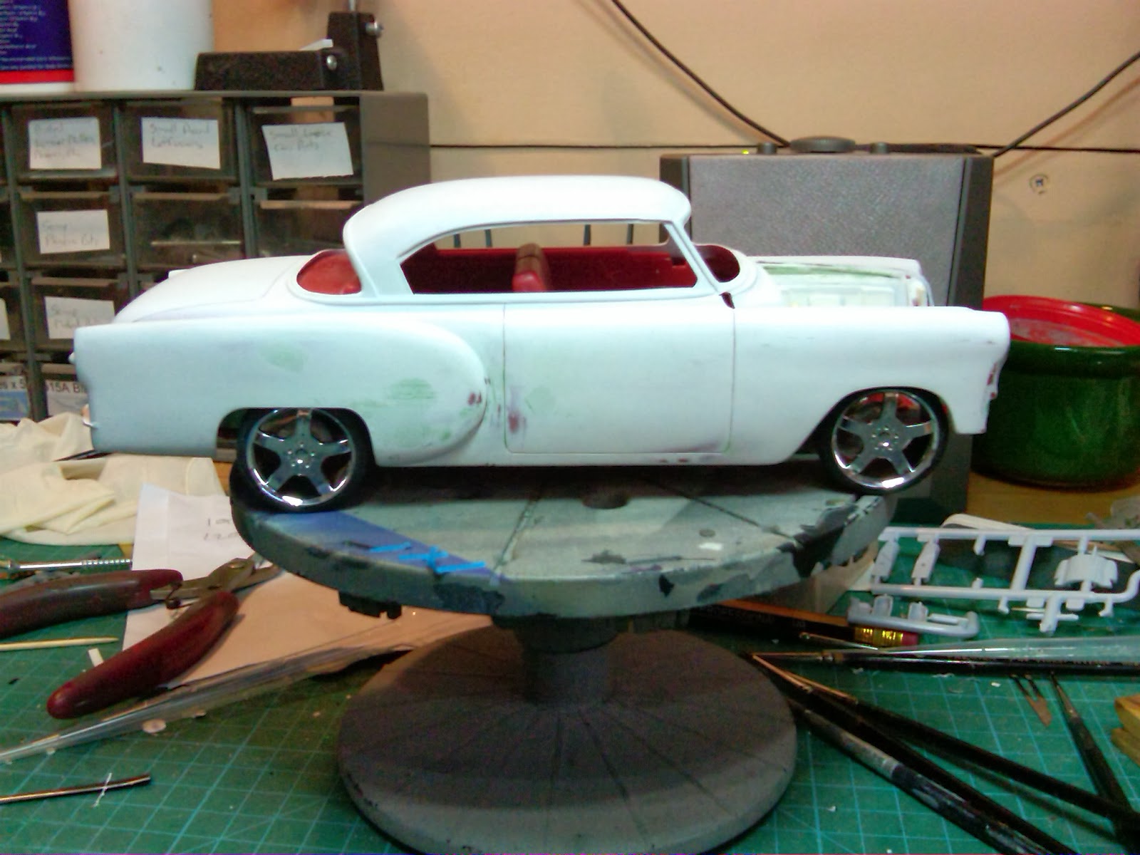 The Mechanics Modelling World: 53 Chevrolet BelAir Custom WIP #2