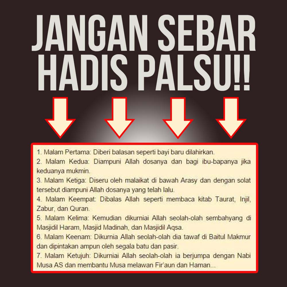 Hati-Hati Sebaran Hadis Palsu Berkaitan Solat Terawih! #SalamRamadhan ...