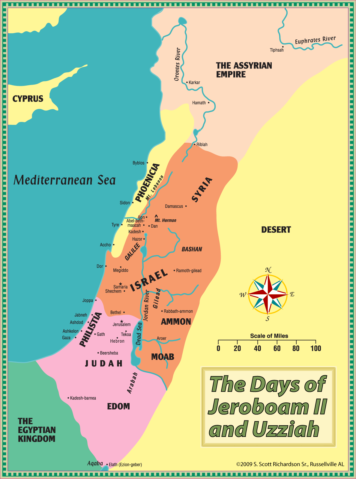 Prophet Amos Map