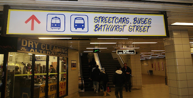The Purple Scarf: Explore Toronto: Bathurst Station Gets Honest Ed-ified!