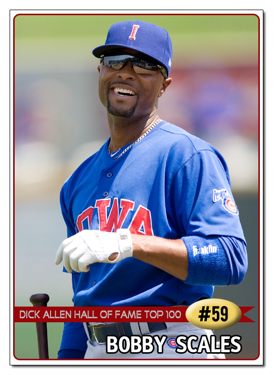 Dick Allen Hall of Fame: DAHOF Top 100 -- #59 Bobby Scales