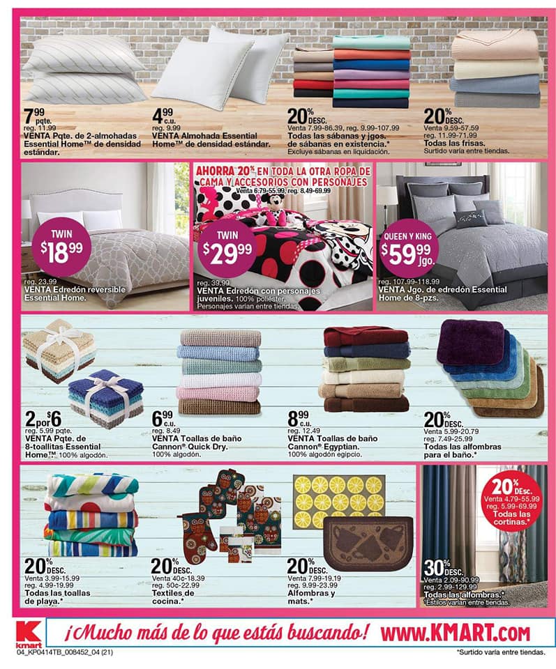 Ahorros Diarios Usando Cupones: Especiales válidos en las tiendas Kmart ...