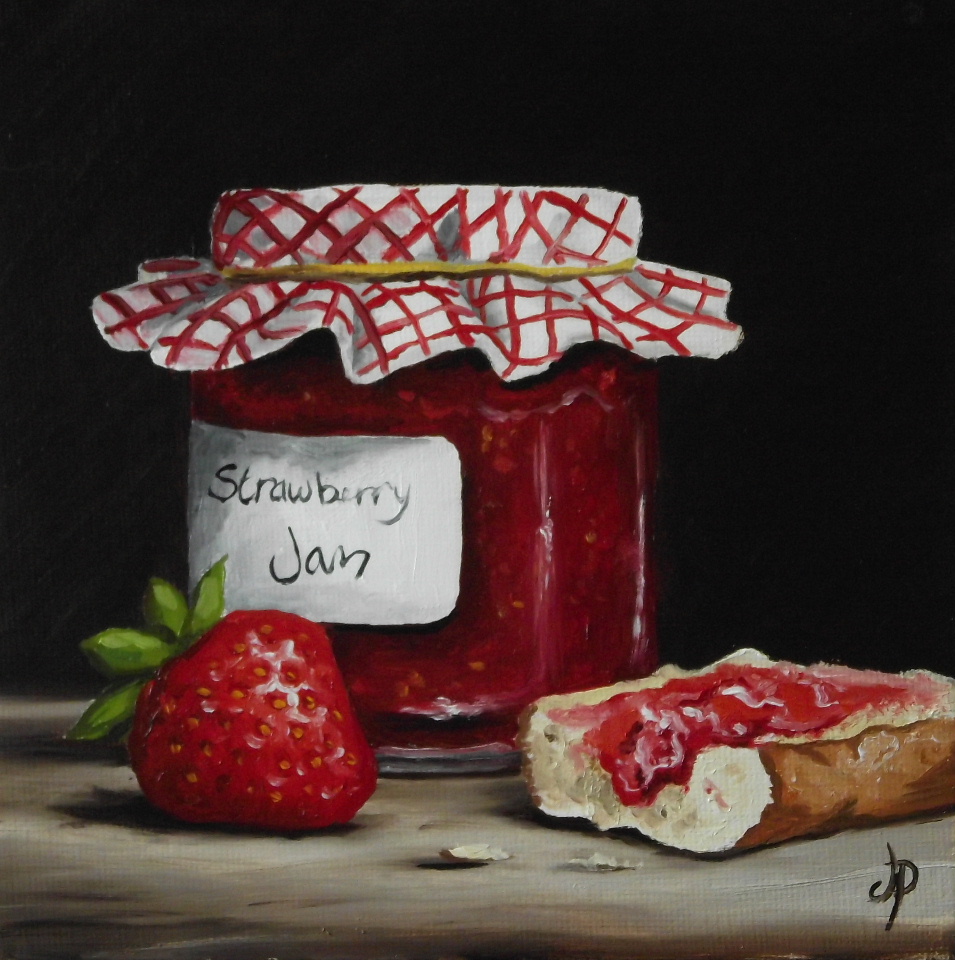 Jane Palmer Fine Art: Home made Strawberry Jam