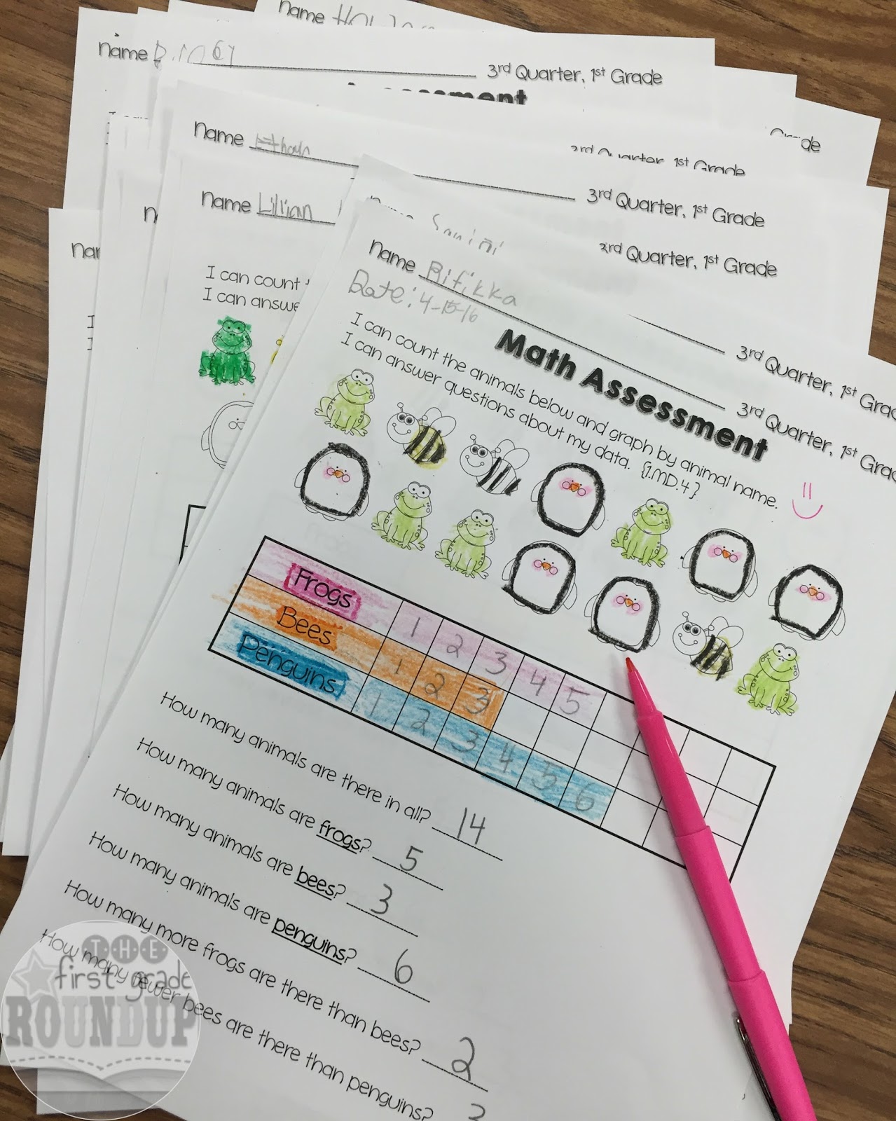 2 effective data and graphing assessments for 1st grade - The First ...