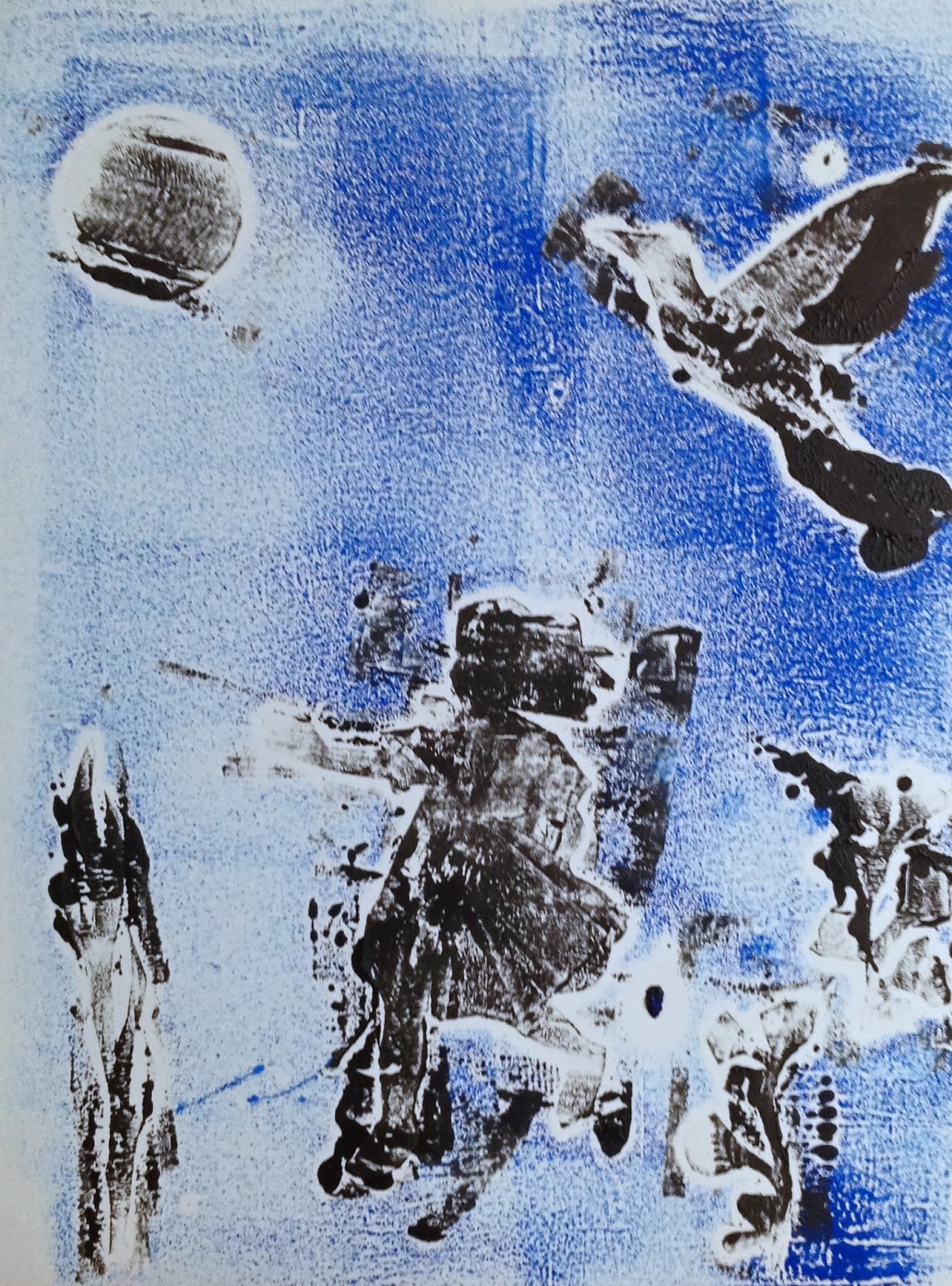 The Queen of Creativity: Monoprinting with Glass