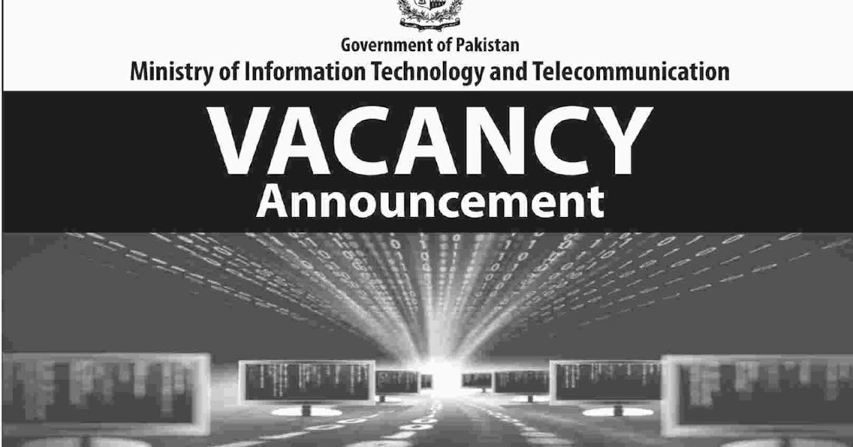 Jobs 2019 At Ministry Of Information Technology And Telecommunication
